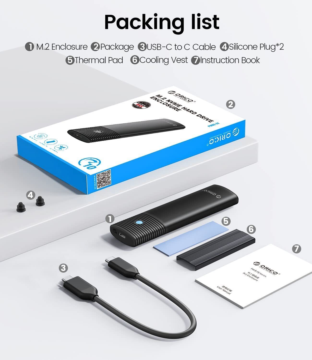 ENCLOSURE ORICO PWM2-G2-BK - Bios Computer